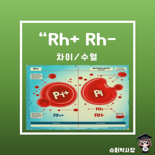 Rh+ Rh- 혈액형 차이 수혈 임신시 주의사항 : 네이버 블로그