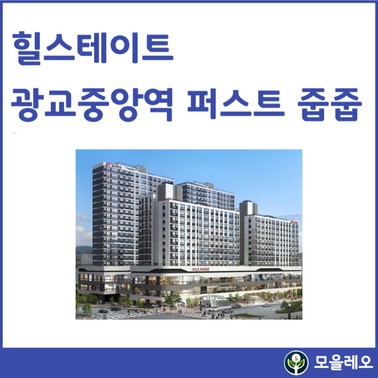 힐스테이트 광교중앙역 퍼스트 전국구 줍줍 네이버 블로그