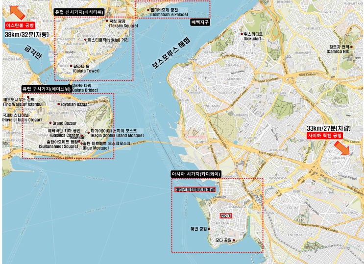 튀르키예 이스탄불 여행지도 Turkiey Istanbul : 네이버 블로그