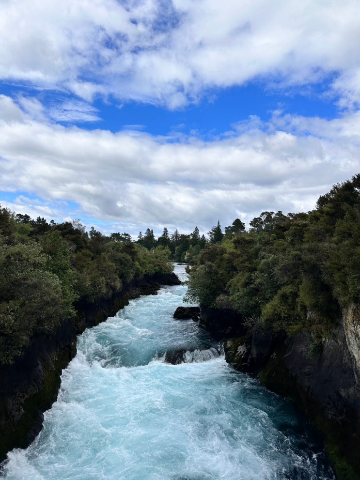노랑풍선 뉴질랜드 패키지여행 10일차 | 후카폭포, 타우포 호수, 와카레와레아 민속촌, 헤리티지 팜투어, 폴리네시안 스파 ...
