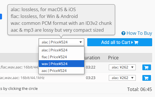 회원가입 없이 OTOTOY에서 일본 음원 구매하기 (flac 무손실 음원 지원) : 네이버 블로그