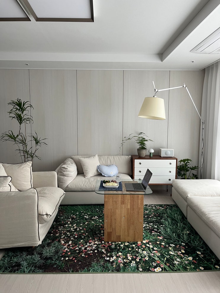 거실의 분위기를 완성하는 한샘 보네르 모듈형 패브릭 소파 : 네이버 블로그