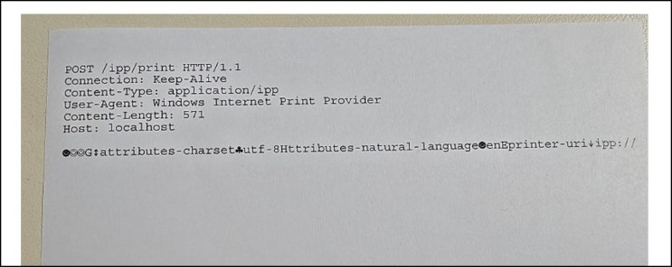 프린터에서 "POST/ ipp/ print HTTP/1.1" 출력 되는 경우 : 네이버 블로그