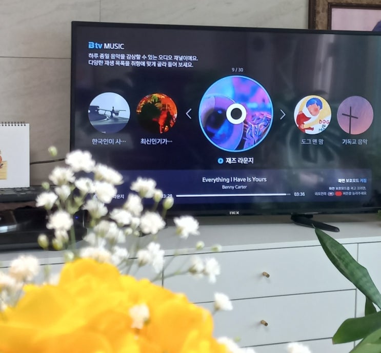 24 시간 들을수 있는 Btv 음악채널은? tvn story 번호 : 네이버 블로그