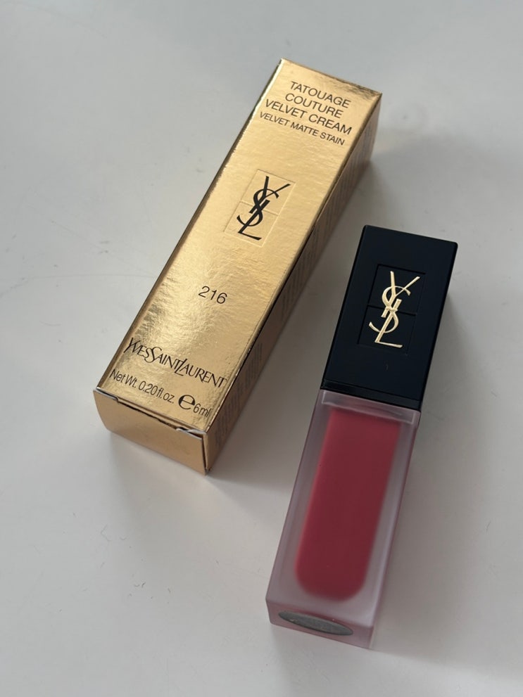 YSL Beauty Tatouage Couture Velvet Cream 216 : 네이버 블로그