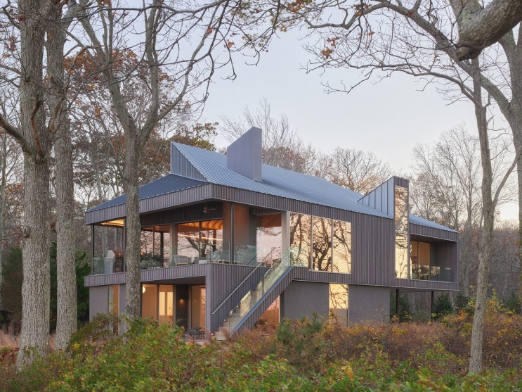 물수리 컨셉? 거실을 2층에 둔 전원주택, Osprey House by Desai Chia Architecture : 네이버 블로그