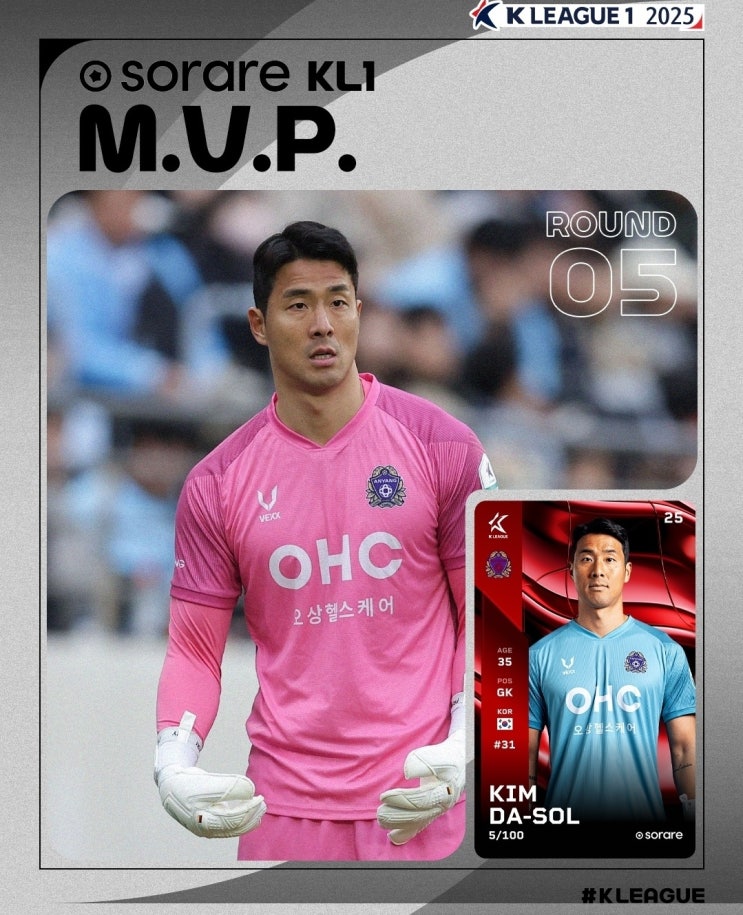 [발표] 2025 K리그1 5R MVP, Best 11, Best Team : 네이버 블로그
