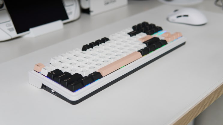 앱코 AK87 특주축 기계식키보드 타건감 대박! 블루투스 저소음 게임용 사무용 폼떡 키보드 추천 : 네이버 블로그