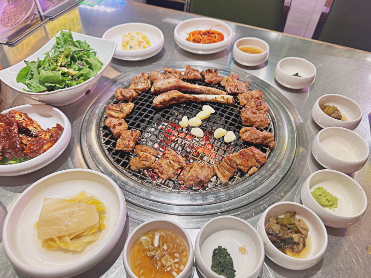 영등포역 고기집 회식장소로 좋은 영등포 먹자골목 청기와타운 : 네이버 블로그