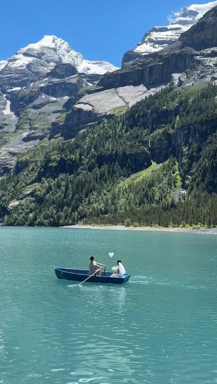 스위스 인터라켄 여행 외시넨 호수 Oeschinensee : 네이버 블로그