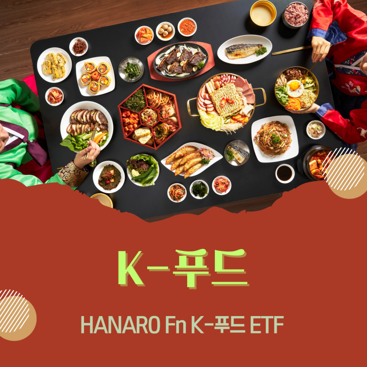 외국에서도 통한 한식 신드롬 HANARO Fn K-푸드 ETF 분석 : 네이버 블로그