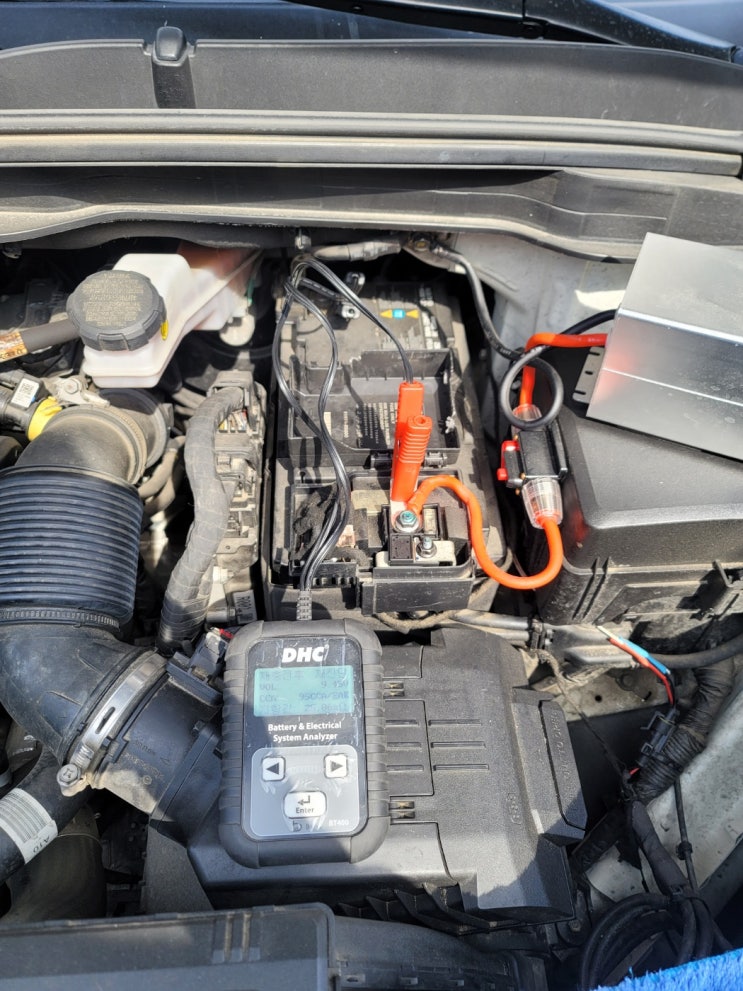 [그린배터리] 대전 유성구 화암동 뉴카니발 델코 AGM80L 배터리교체 : 네이버 블로그