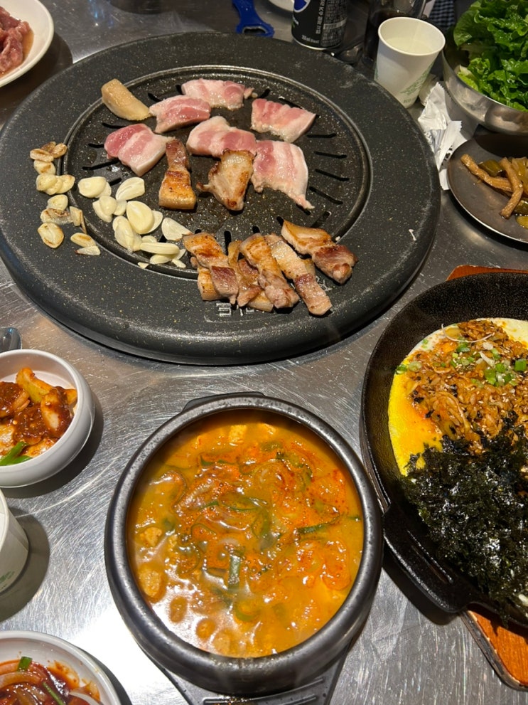 광주 양산동 삼겹살 맛집 정박숯불가든 솔직후기 : 네이버 블로그