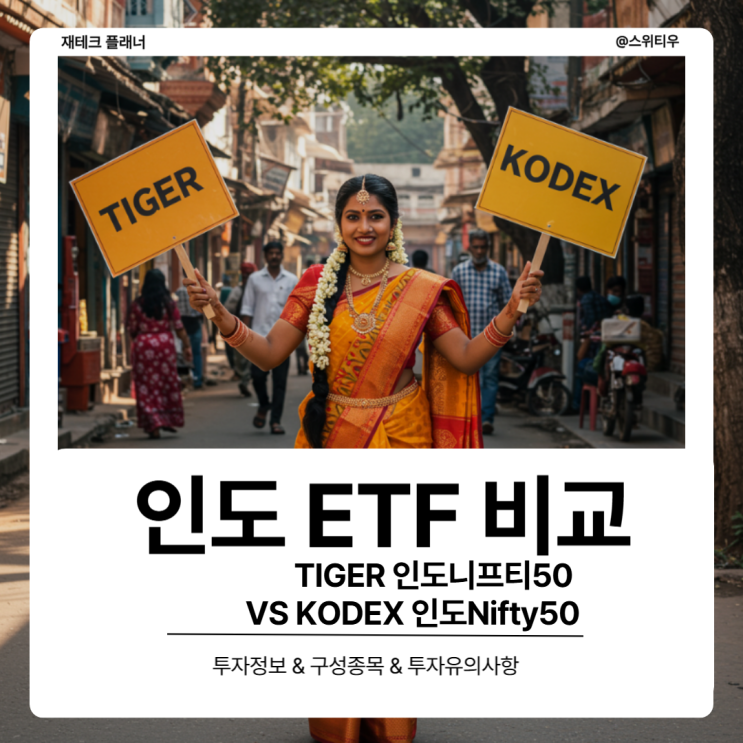 인도 ETF TOP2 (TIGER 인도니프티50 VS KODEX 인도Nifty50 비교) : 네이버 블로그