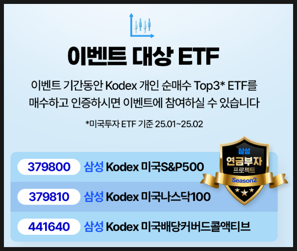 삼성 KODEX ETF 3월 순매수 이벤트 참여후기 (3월까지) : 네이버 블로그