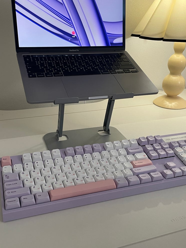 조약돌 소리 키보드 추천, 그루브스톤 GV10 수제윤활 퍼플러 GA 저소음 밀키축 45g (영상있음) : 네이버 블로그