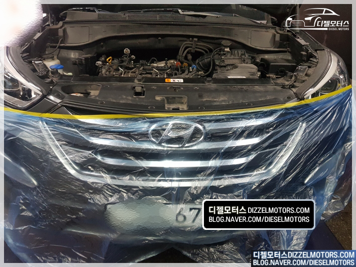 싼타페 DM/엔진체크등 점등 및 출력저하 증상 방문-DPF 탈거 클리닝,터보차져 (순정품) 교환,BBN 카본 수소 클리닝 : 네이버 블로그