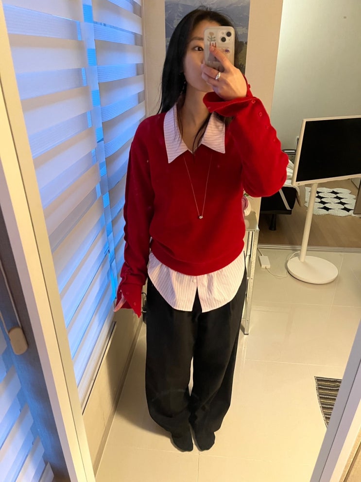 PLZPROJECT BUTTON SLEEVE V - NECK KNIT RED / 플리즈프로젝트 버튼 슬리브 브이넥 니트 레드 : 네이버 블로그