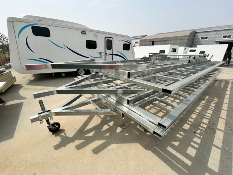 카라반 프레임 제작 국내 최대 공장 : 네이버 블로그