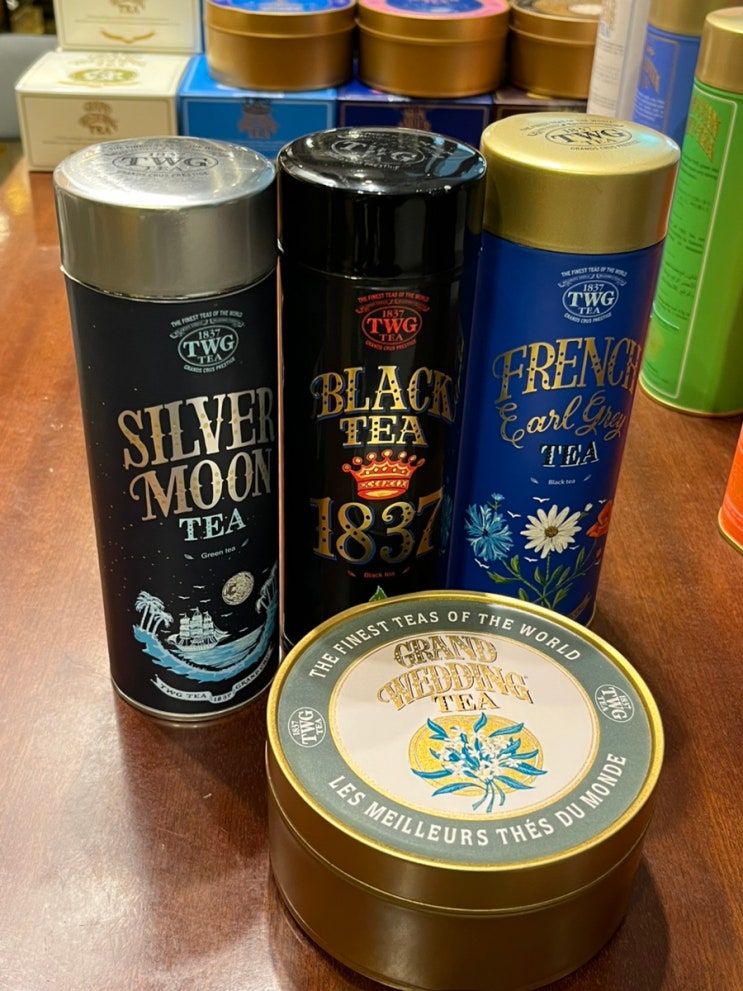 홍콩 여행 선물 쇼핑리스트 IFC몰 TWG 티백ㅣ실버문 1837블랙티 그랜드웨딩 가격 카페인 : 네이버 블로그