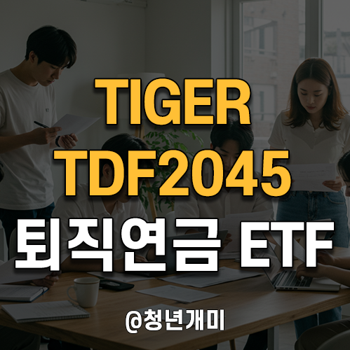 퇴직연금 안전자산 etf TIGER TDF2045 살펴보니 : 네이버 블로그