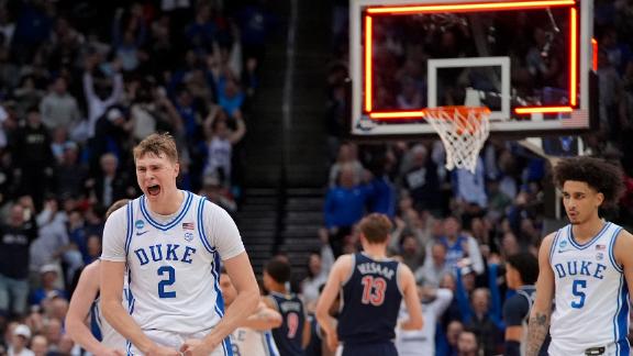 NCAA 3월의 광란-오우... 쿠퍼 플래그, 물건은 물건이군. 30/7/6/3 스탯라인으로 16강 돌파!(25.3.29. 애리조나 vs 듀크 하일라이트) : 네이버 블로그