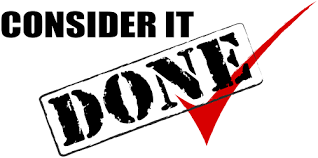 "Consider it done" 뜻 : 네이버 블로그