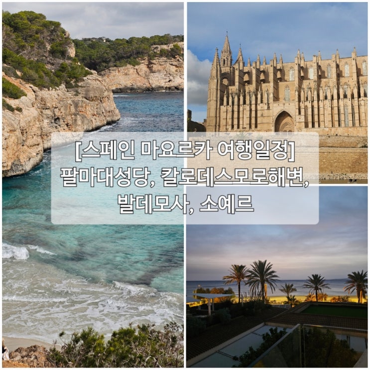 스페인 7박9일 여행 2박3일 마요르카 여행일정 총정리 / 5일차-7일차 : 네이버 블로그