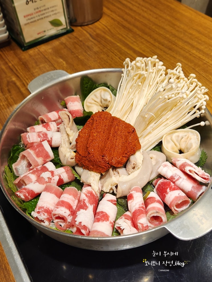 송탄 샤브샤브 채선당 송탄점 놀이방 완비 소곱창전골 신메뉴 후기 : 네이버 블로그