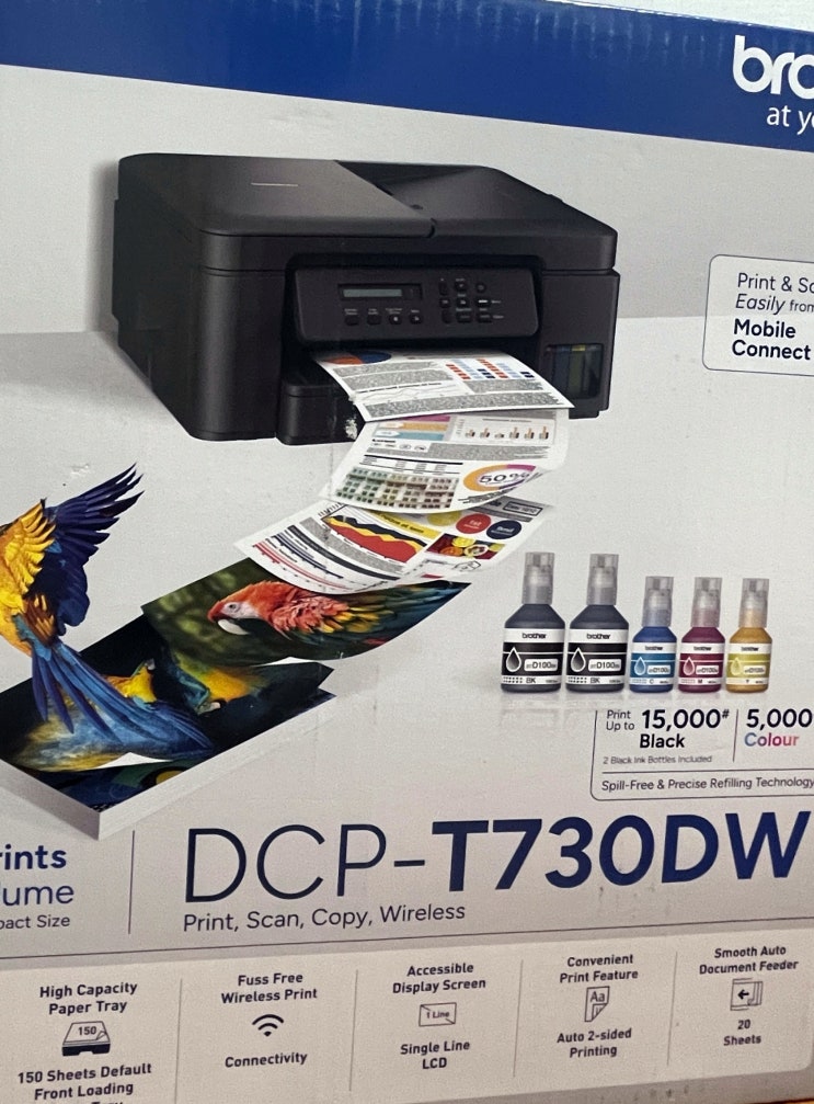 프린터 DCP-T730DW 구매후기 : 네이버 블로그