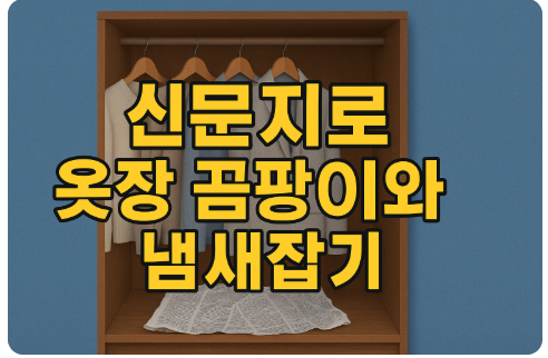 신문지 하나로 옷장 곰팡이와 눅눅한 냄새 없애는 법 : 네이버 블로그