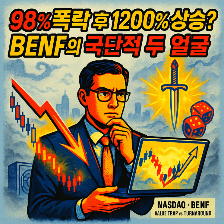 베네피션트 주가 (BENF 주식) 98% 폭락 후 1200% 상승가능? : 네이버 블로그