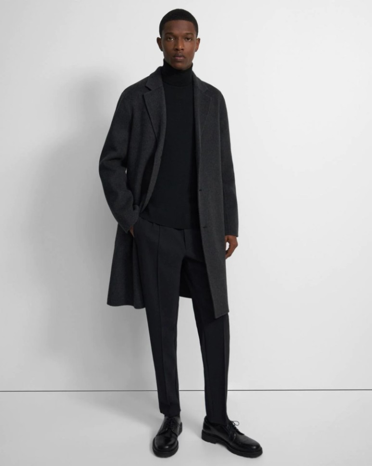 34만원 !!! ) THEORY Suffolk Coat in Double-Face Wool-Cashmere SINGLE COAT ...
