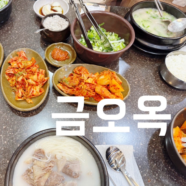 구미역 원평동 설렁탕 갈비탕 맛집 또간집 금오옥 점심 내돈내산 : 네이버 블로그