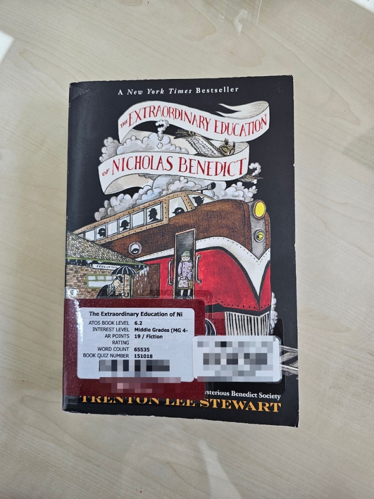 초6 영어 소설 독서 The Extraordinary Education of Nicholas Benedict 엄마표 영어 ...