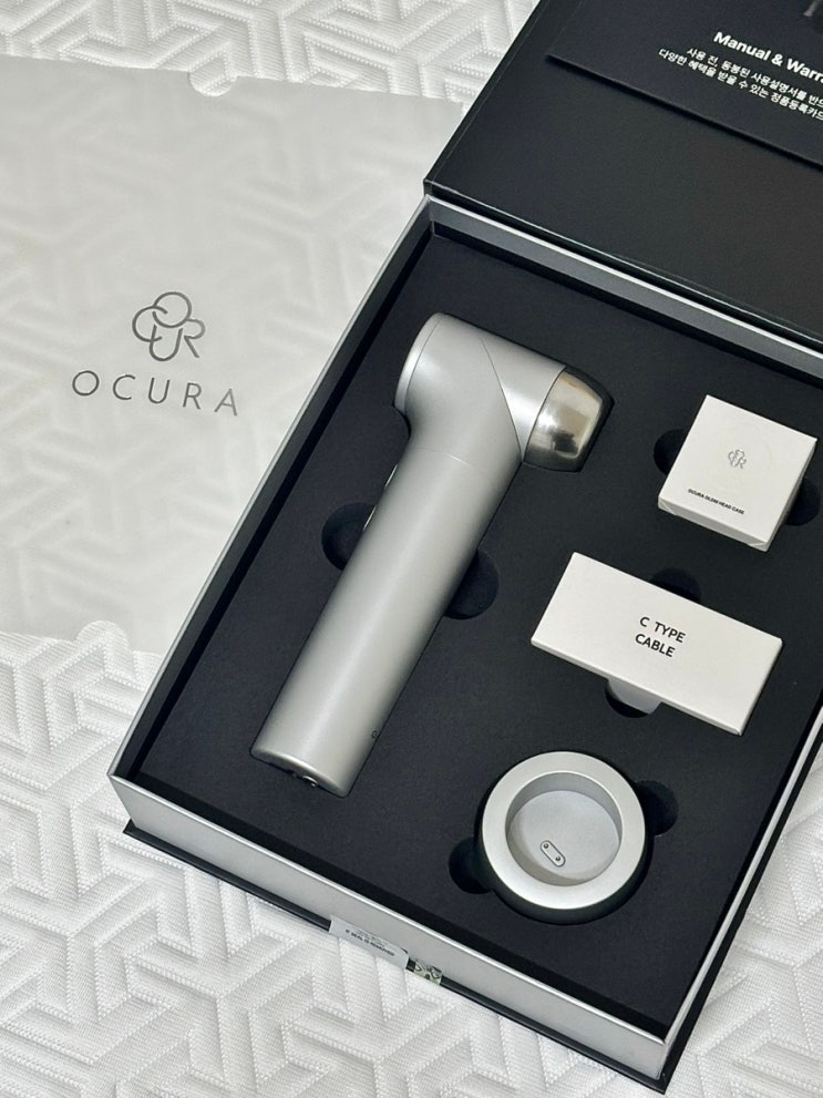 홈케어 디바이스 신흥강자 OCURA Titanium Cell 4.0 사용후기 🌿 : 네이버 블로그