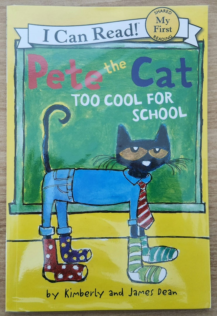아이캔리드 Pete the Cat : TOO COOL FOR SCHOOL 쉬운 영어 동화책 : 네이버 블로그