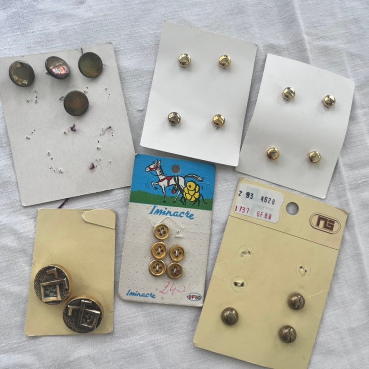 프랑스 빈티지 단추묶음 (102-9) : 네이버 블로그