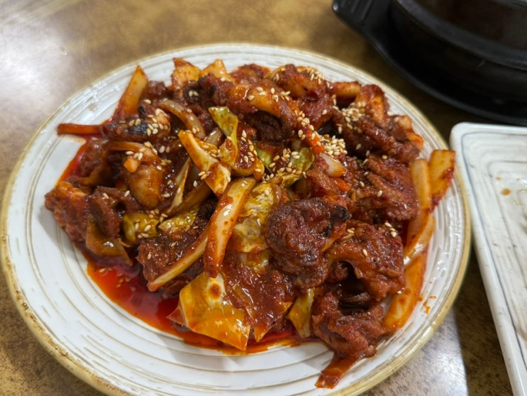 덕양구 맛집 새로오픈 원당쭈꾸미 매콤하고 든든하게 한끼에 왕새우튀김 : 네이버 블로그