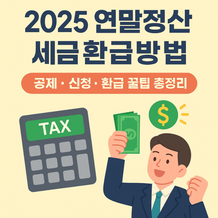 2025년 연말정산 세금 환급방법 | 환급 꿀팁 총정리 : 네이버 블로그