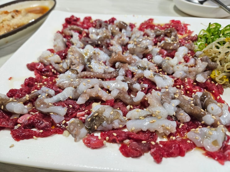 토지금고맛집 줄서서먹는 목포산낙지 한우탕탕이 : 네이버 블로그