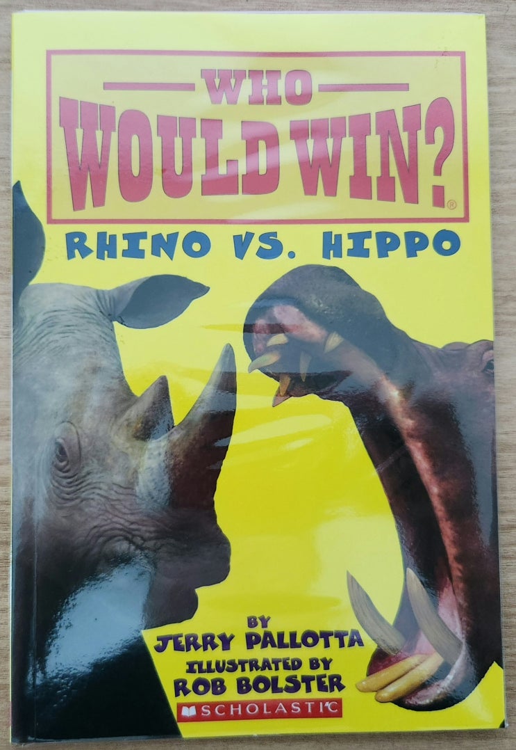 WHO WOULD WIN? RHINO VS. HIPPO 논픽션 영어 동화책 : 네이버 블로그