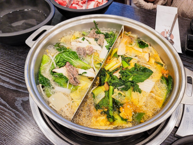 안씨안씨 샤브샤브 월남쌈 무한리필 영종도 본점 하늘도시 맛집 방문기 : 네이버 블로그