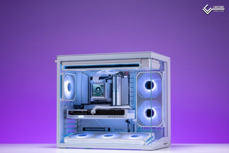 리안리 O11D MINI V2 가성비 화이트 감성 시스템! 이렇게 꾸미면 정말 예뻐요! -라인컴즈- : 네이버 블로그