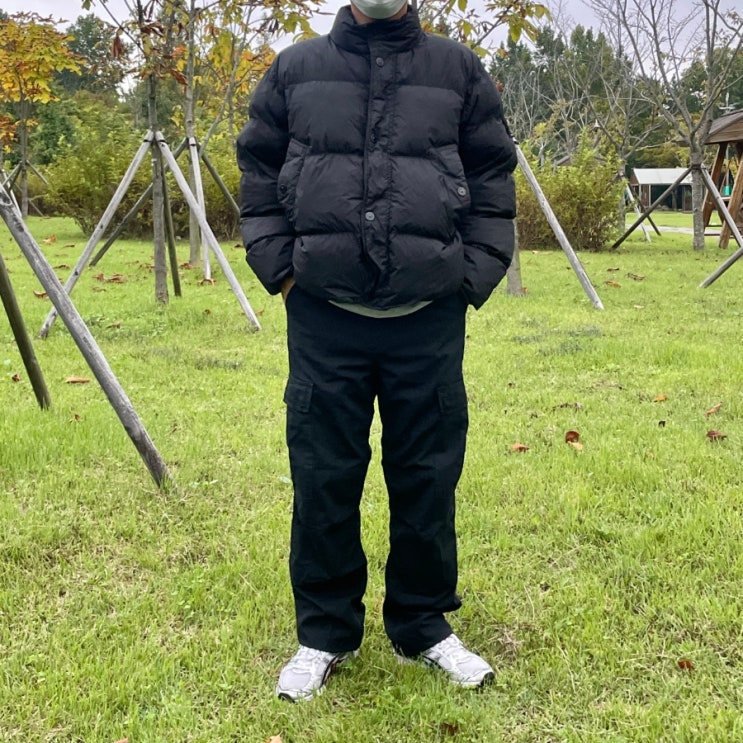 25FW 스톤아일랜드 크링클랩스 패딩 사이즈 추천 및 남자겨울코디 : 네이버 블로그