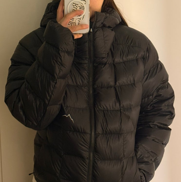 CAYL 25FW light down jacket 2 / black : 네이버 블로그
