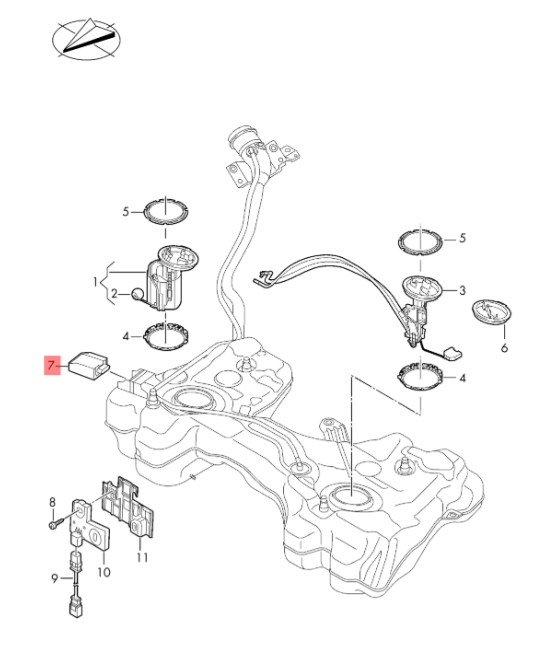 [연료펌프 제어유닛] VW TIGUAN 2.0 DFGA / 3Q0906121D : 네이버 블로그