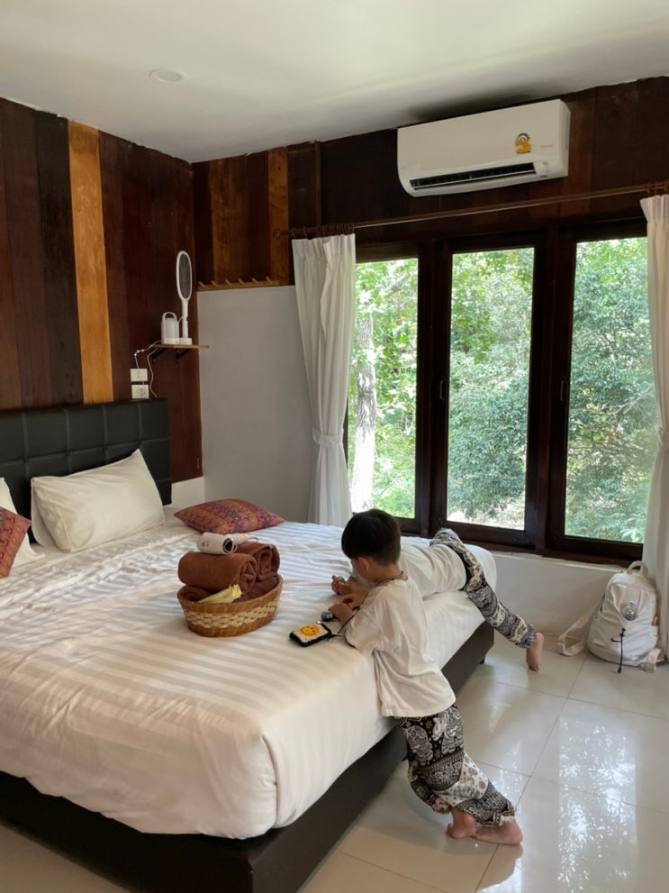 치앙마이 코끼리호텔 타완리버사이드 패밀리룸 후기+코끼리 모닝콜 후기 : 네이버 블로그