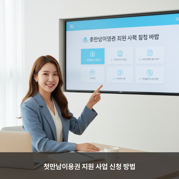 첫만남이용권 지원 사업 신청 방법 완벽 가이드 : 네이버 블로그