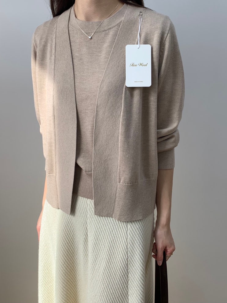 파인울반팔가디건세트 베 : 네이버 블로그